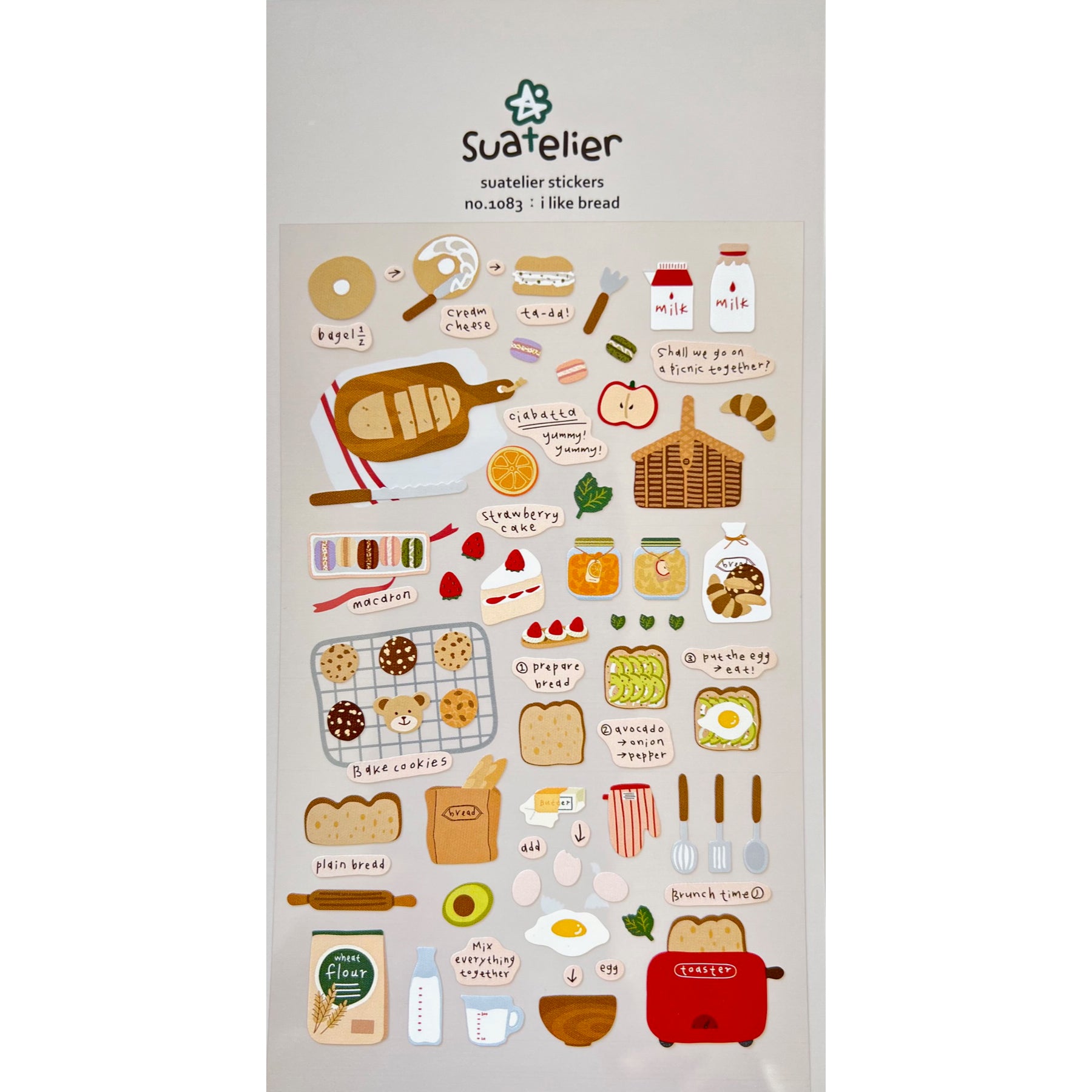 I Like Bread Stickers – Sticker Planet