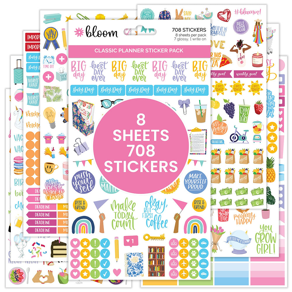 Classic Planner Stickers Pack – Sticker Planet