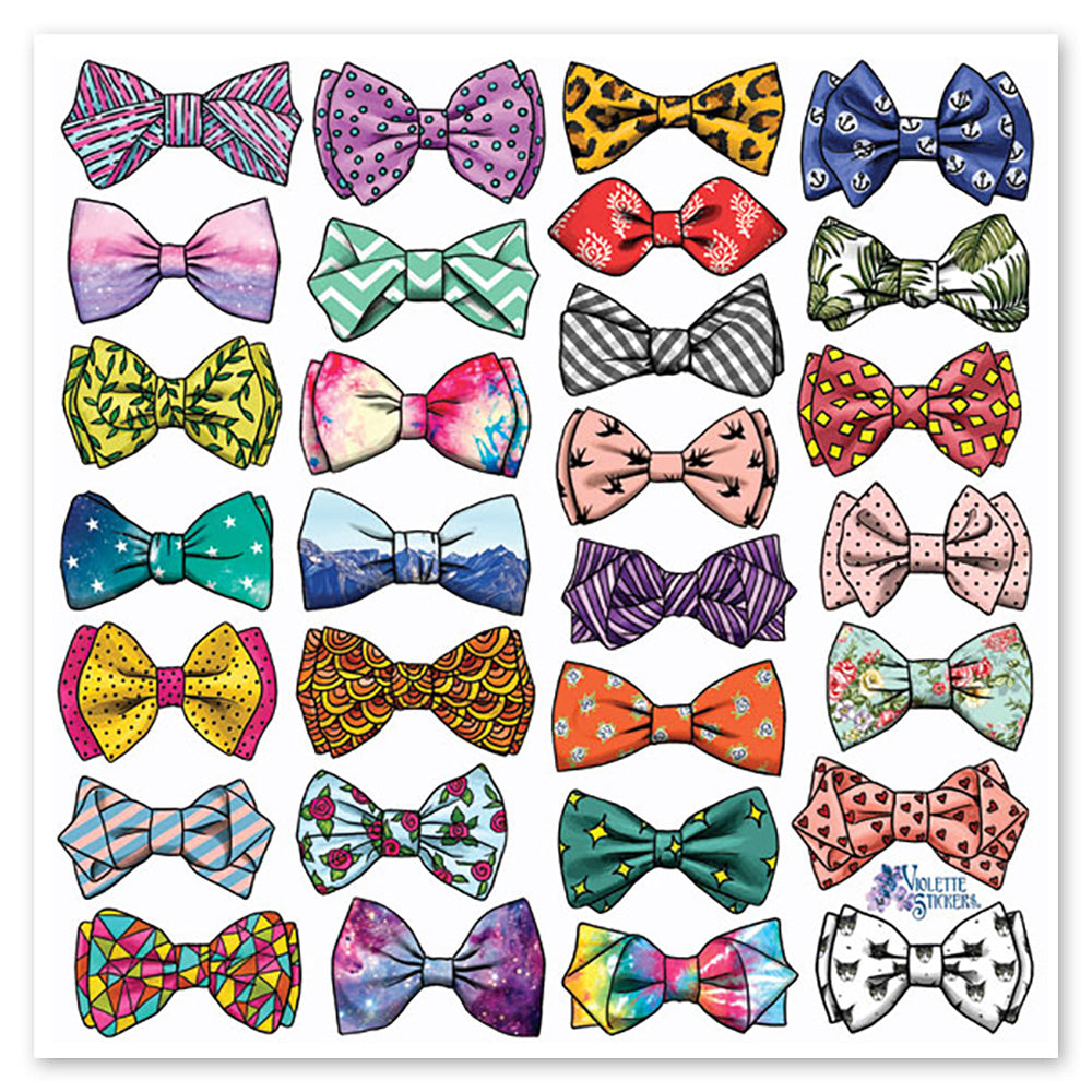 Bow Ties Stickers – Sticker Planet