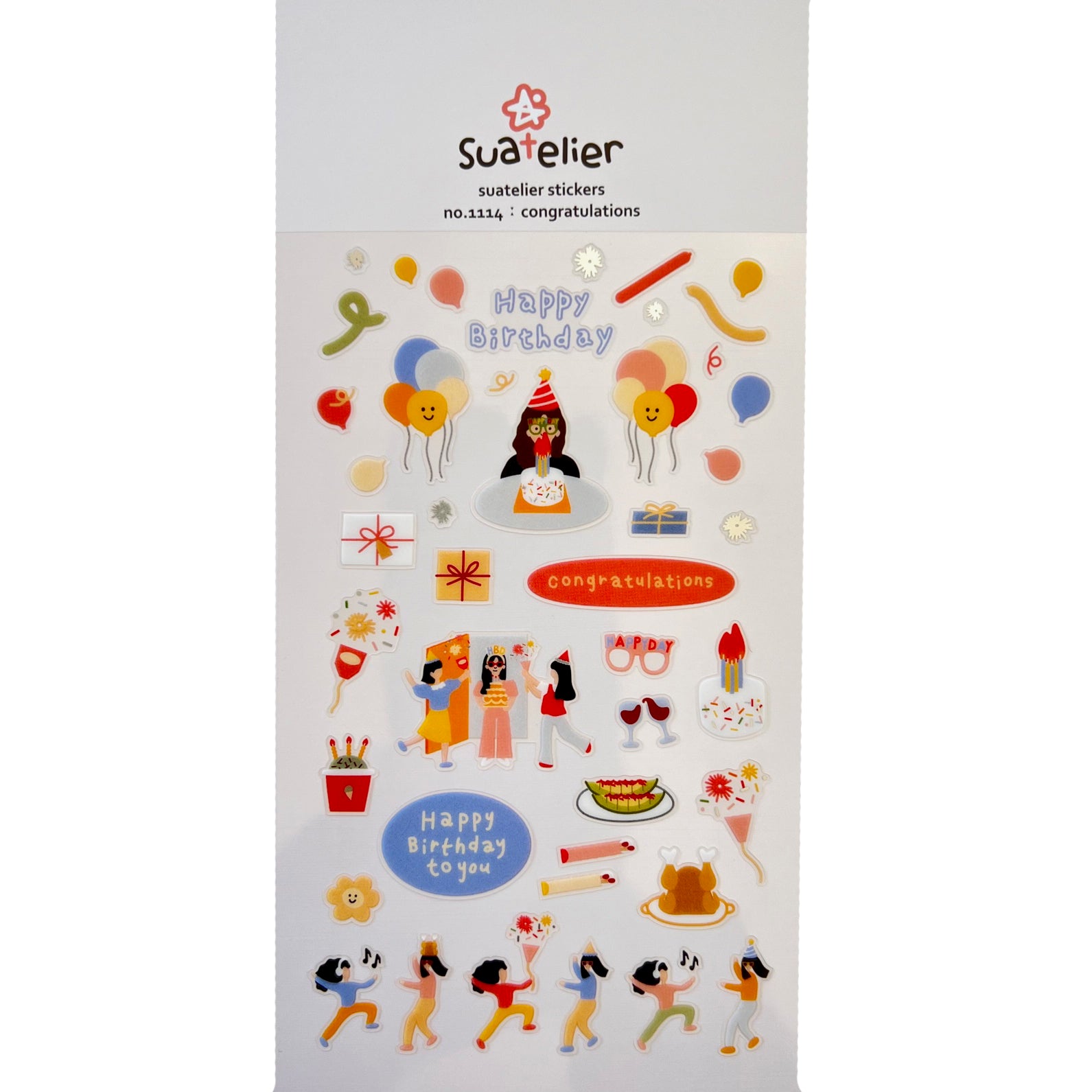 Birthday Congratulation Stickers – Sticker Planet