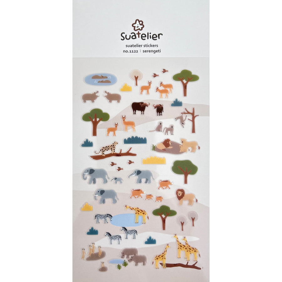 Serengeti Animal Safari Stickers – Sticker Planet