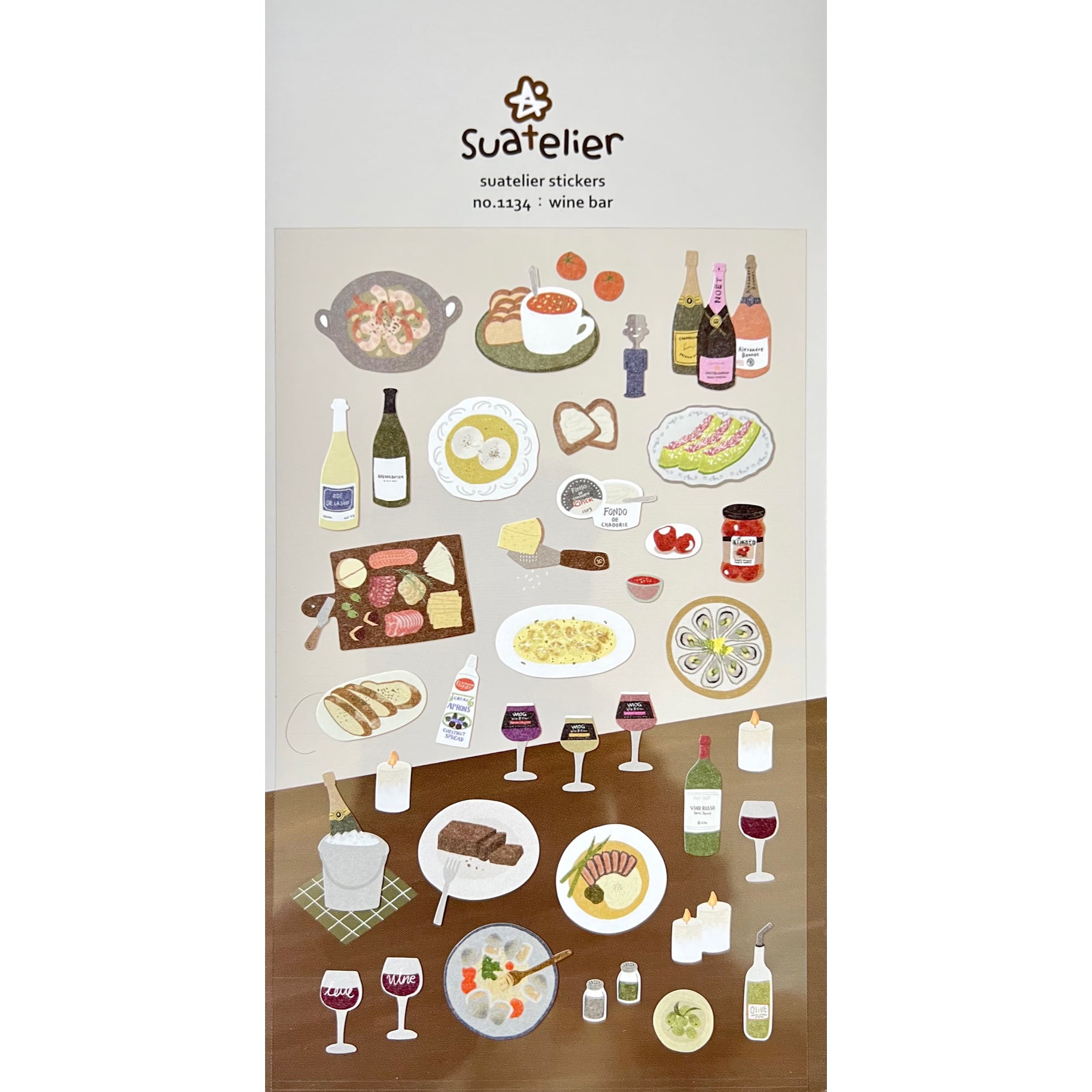 Wine Bar Dinner Stickers – Sticker Planet