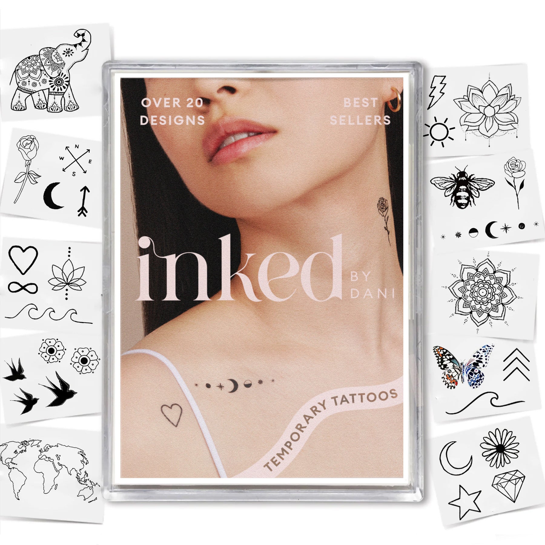 Best Sellers Temporary Tattoo Pack – Sticker Planet