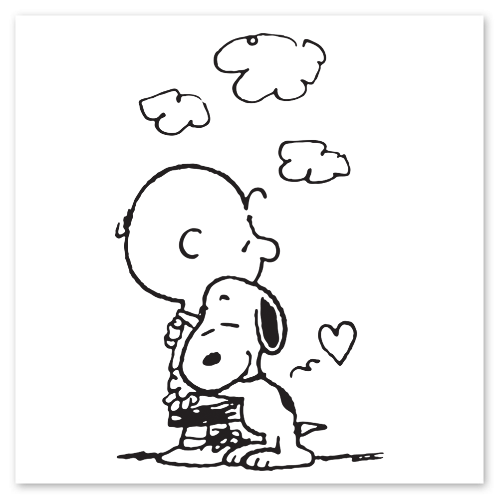 Peanuts Charlie Brown + Snoopy Hug Tattly Temporary Tattoos – Sticker ...