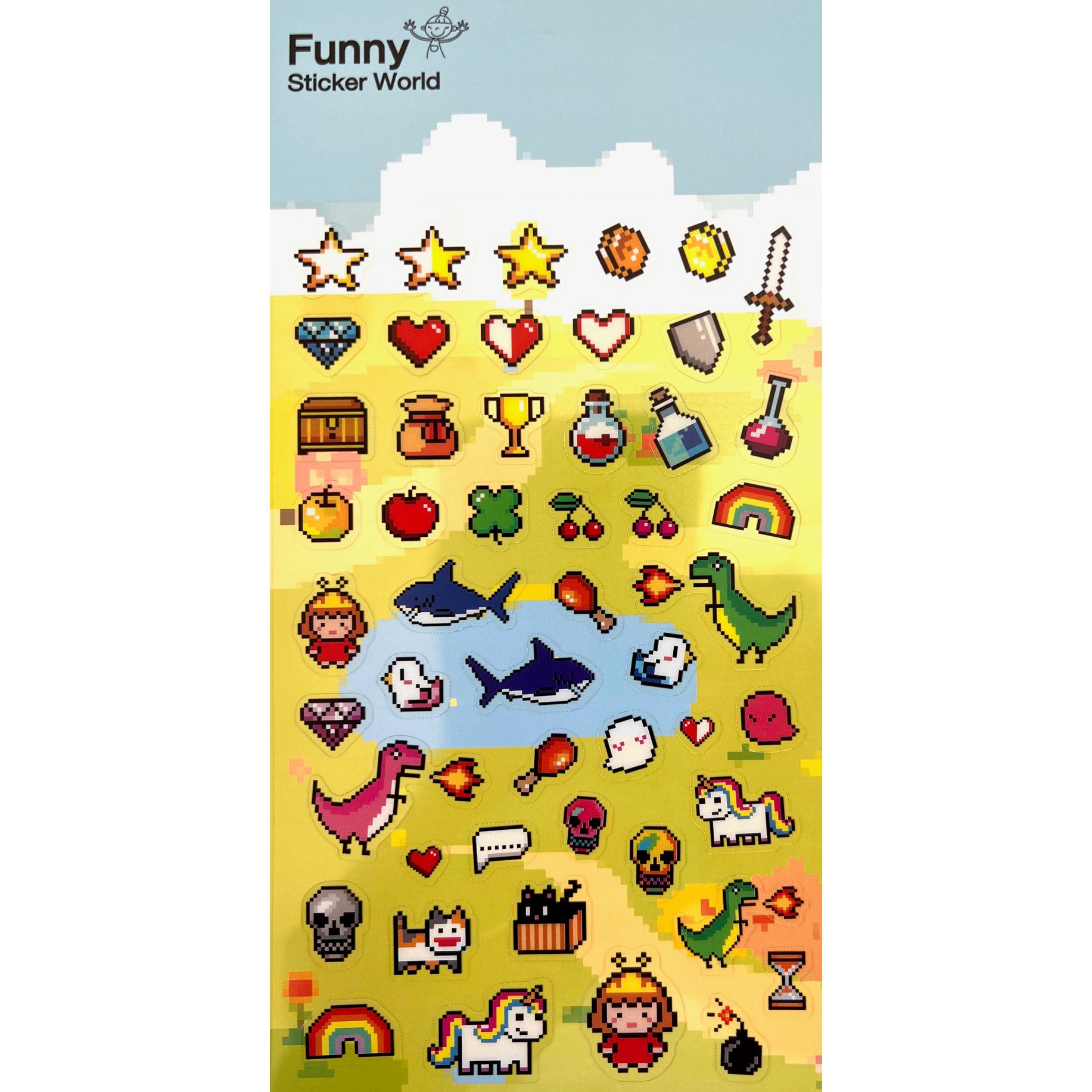 Video Game Party Stickers – Sticker Planet