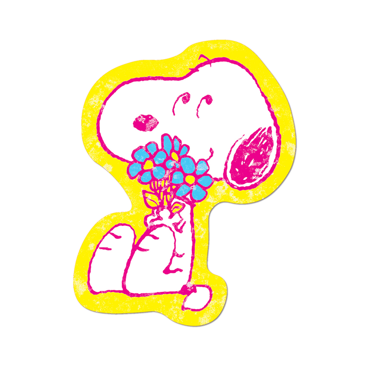Peanuts Snoopy's Bouquet Vinyl Sticker Decal – Sticker Planet