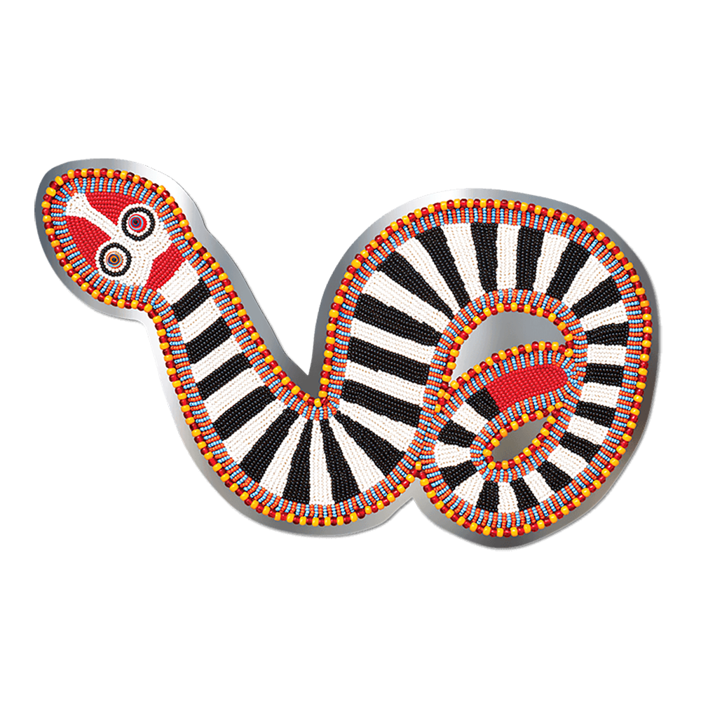 Jeffrey Gibson's Snake Vinyl Sticker Decal – Sticker Planet