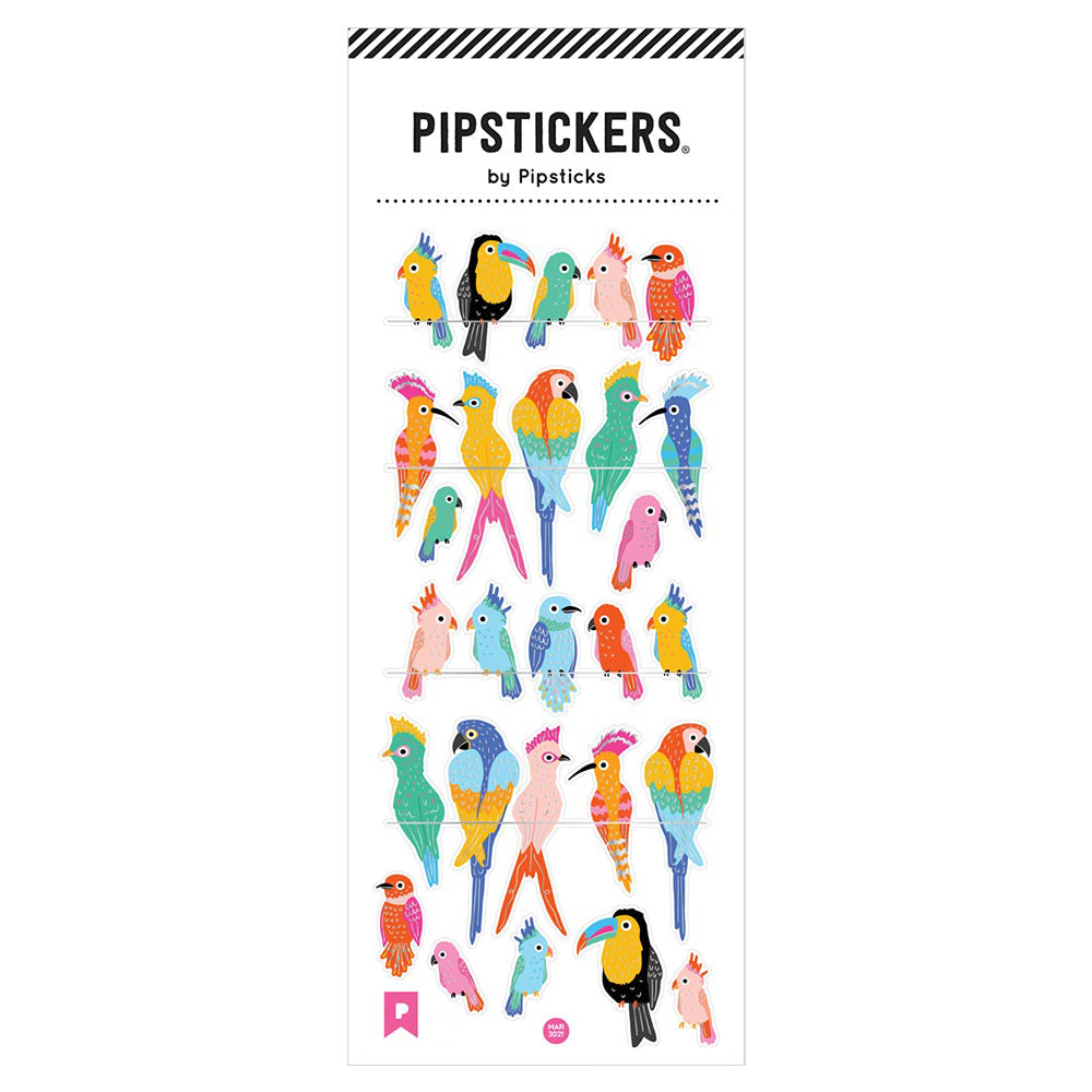 Polly Chrome Parrots Stickers – Sticker Planet