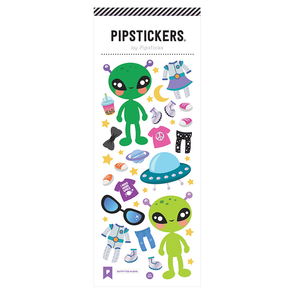 Outfitted Aliens Stickers – Sticker Planet