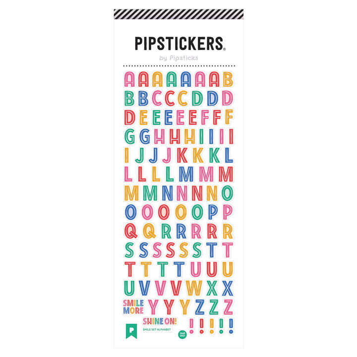 Alphabet, Letter & Number Stickers - Sticker Planet