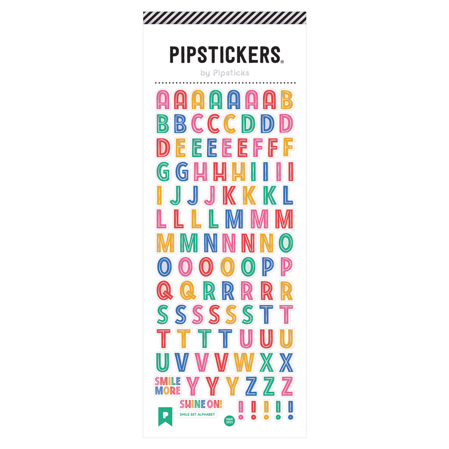 Alphabet, Letter & Number Stickers - Sticker Planet