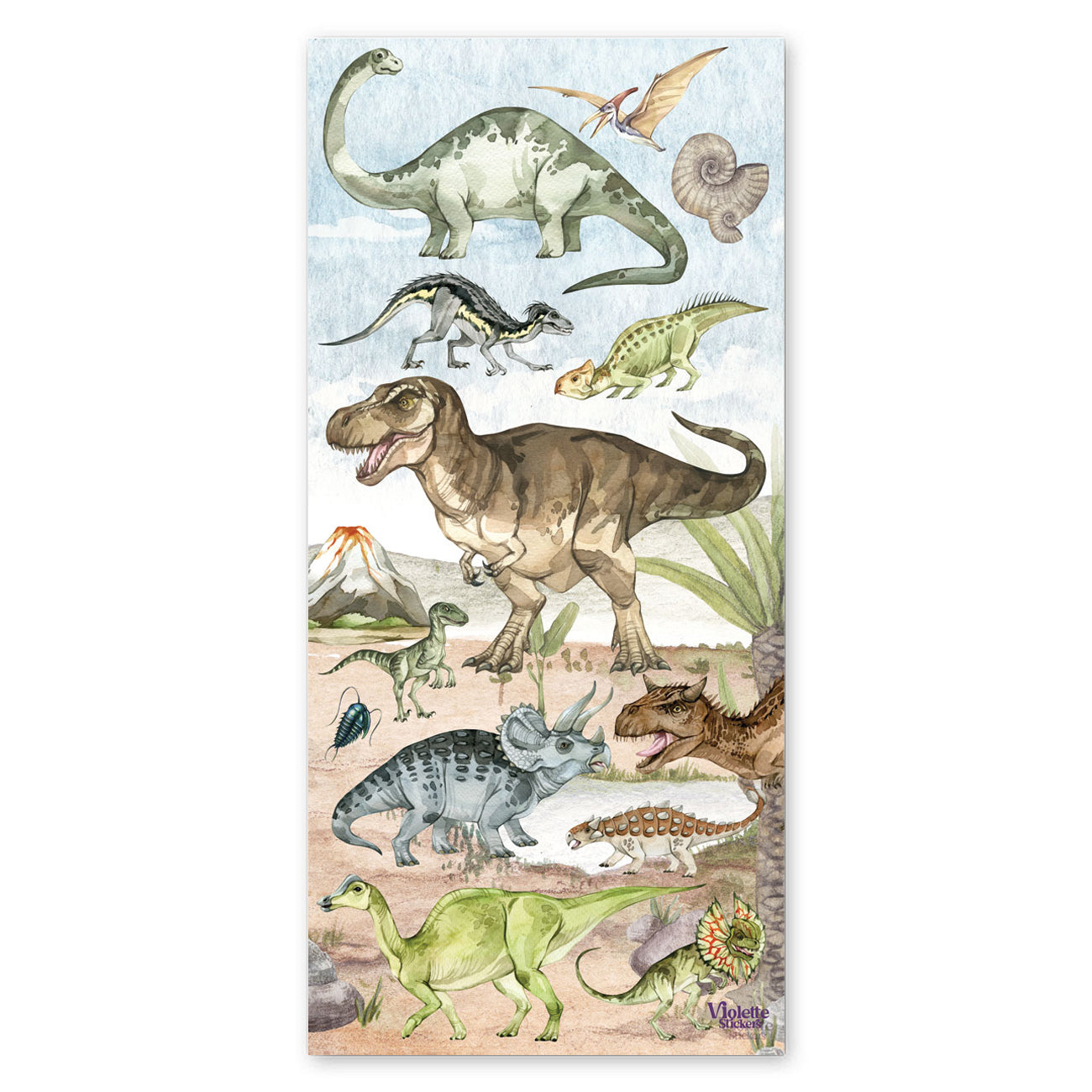 Dinosaur Stickers, Fuzzy Stickers & 3-D | Sticker Planet