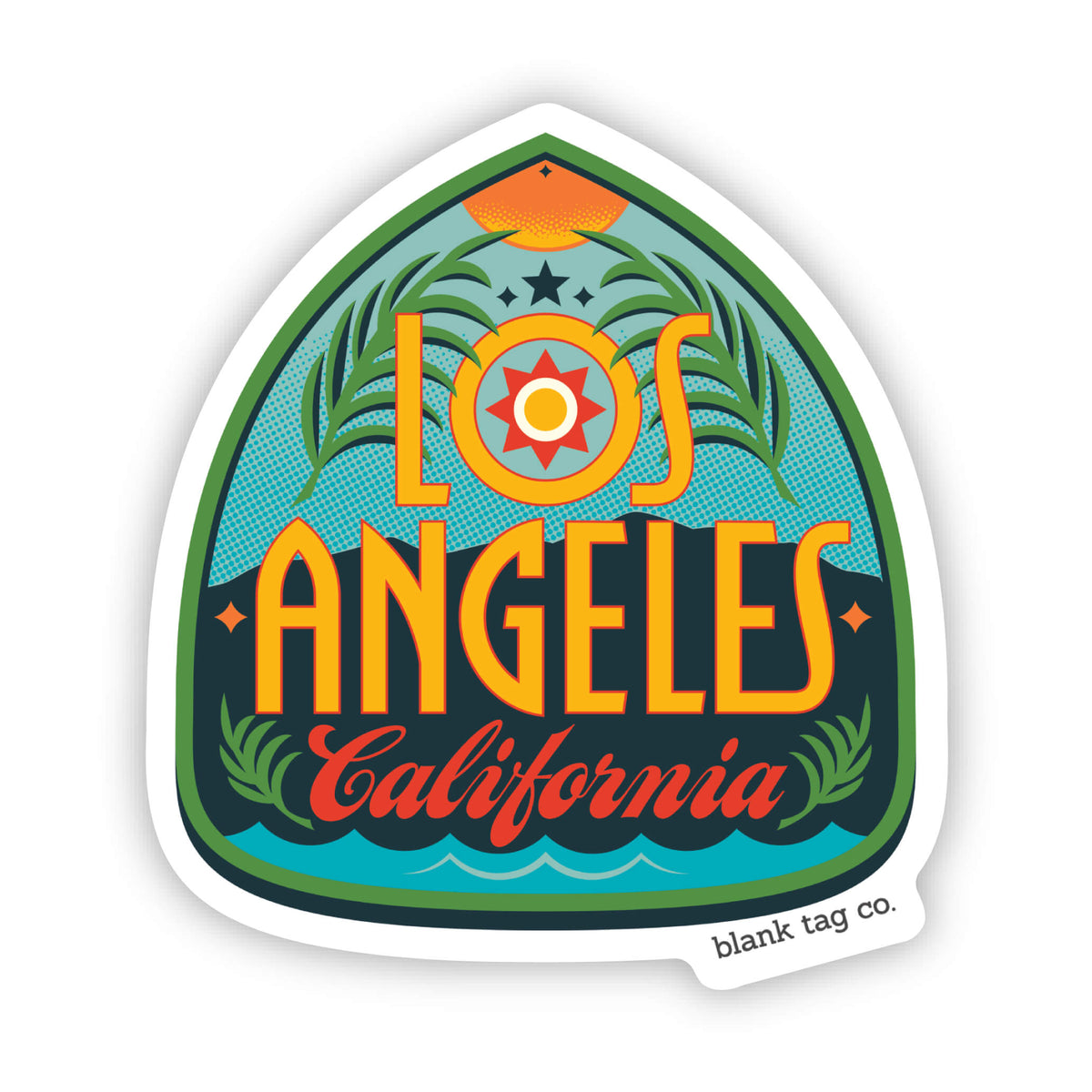 The Los Angeles City Badge Vinyl Sticker Decal – Sticker Planet