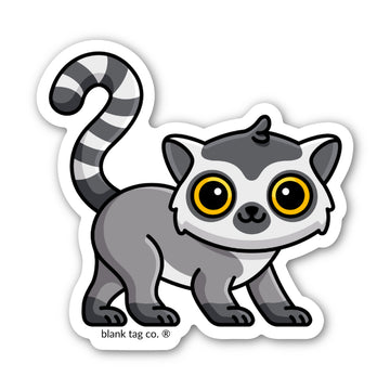 The Lemur Vinyl Sticker Decal – Sticker Planet