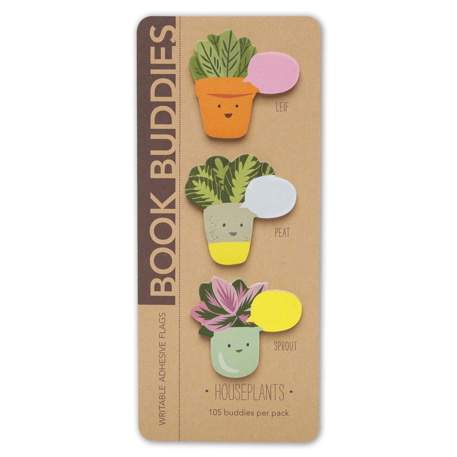 House Plants Book Buddies Sticky Page Flags – Sticker Planet
