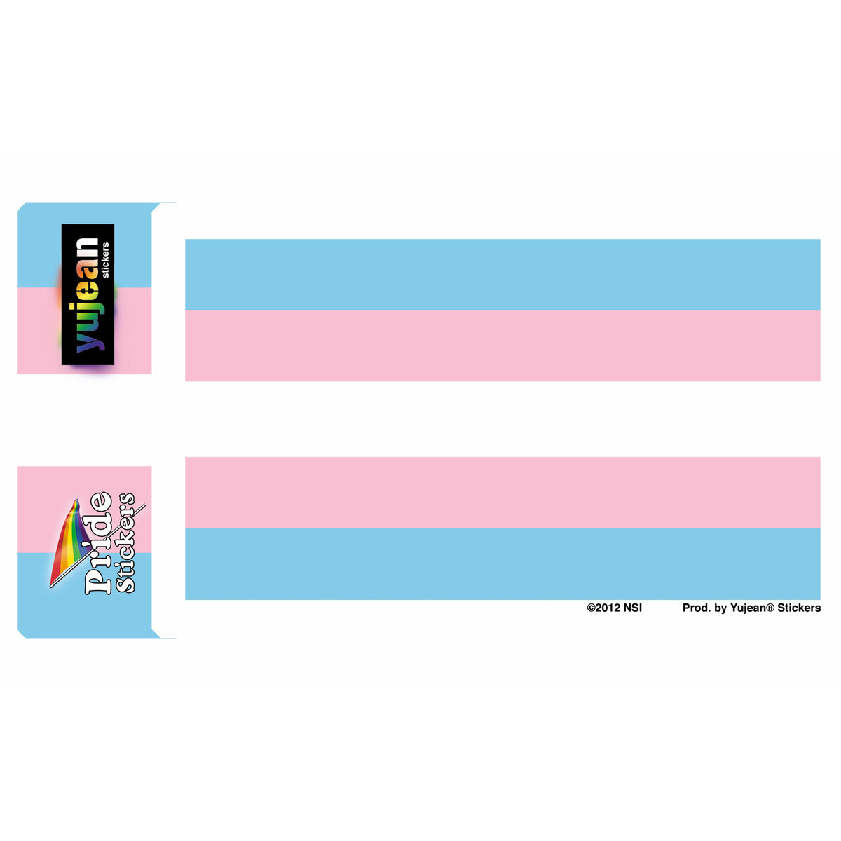Transgender Pride Flag Vinyl Sticker Decal – Sticker Planet