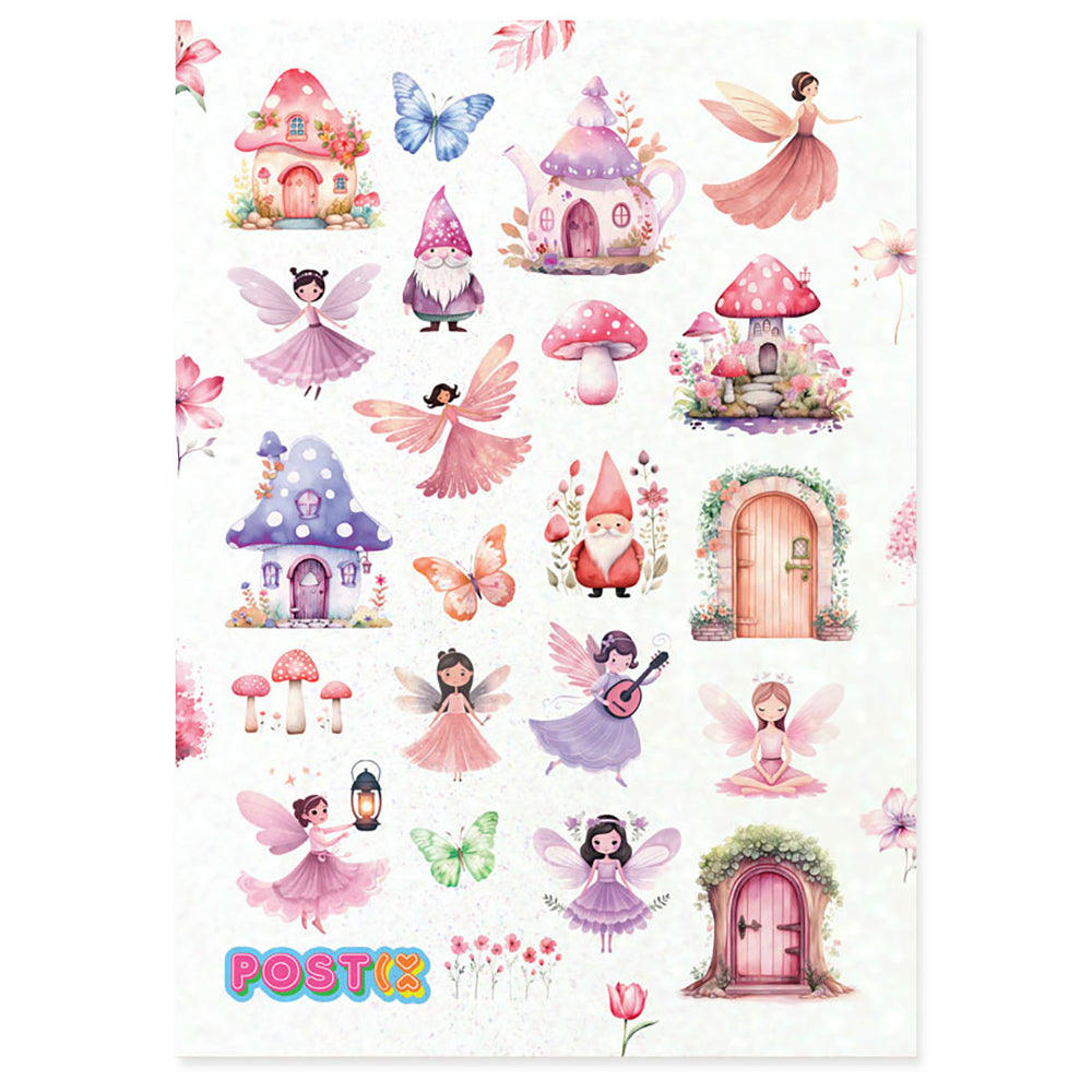 Pixie Garden Glitter Stickers – Sticker Planet