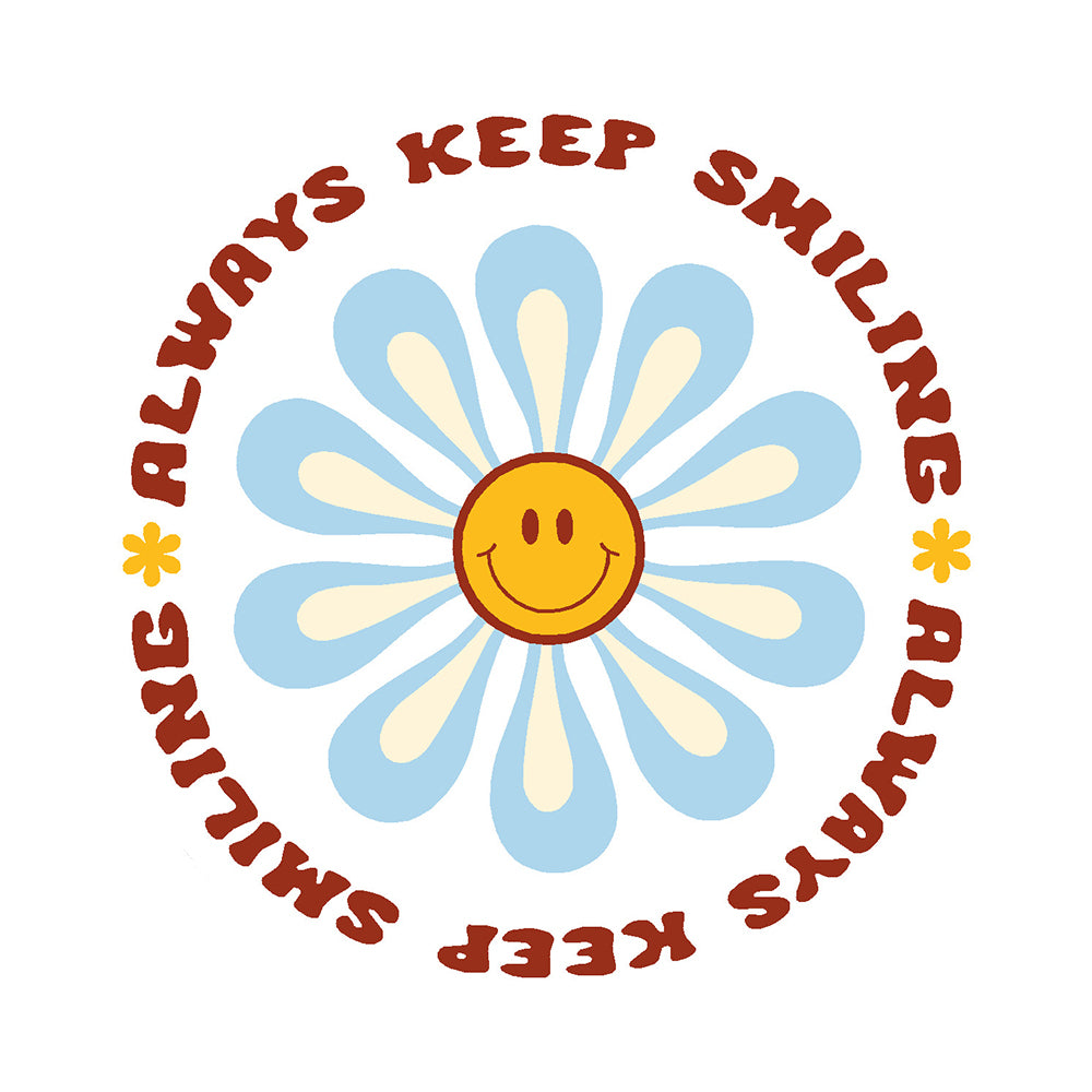 Keep Smiling Vinyl Sticker Decal – Sticker Planet