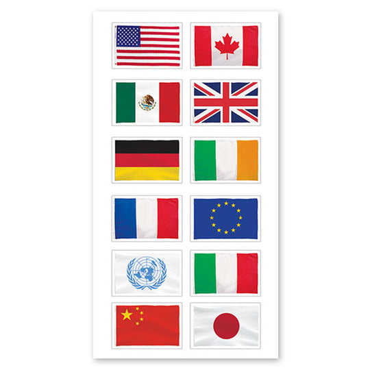 World Flags Stickers – Sticker Planet