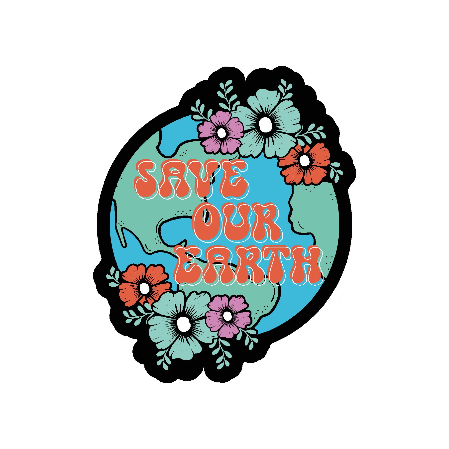 Save Our Earth Vinyl Sticker Decal – Sticker Planet