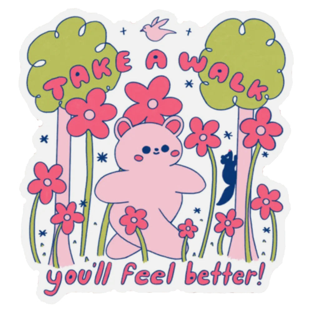 Take A Walk Vinyl Sticker Decal – Sticker Planet