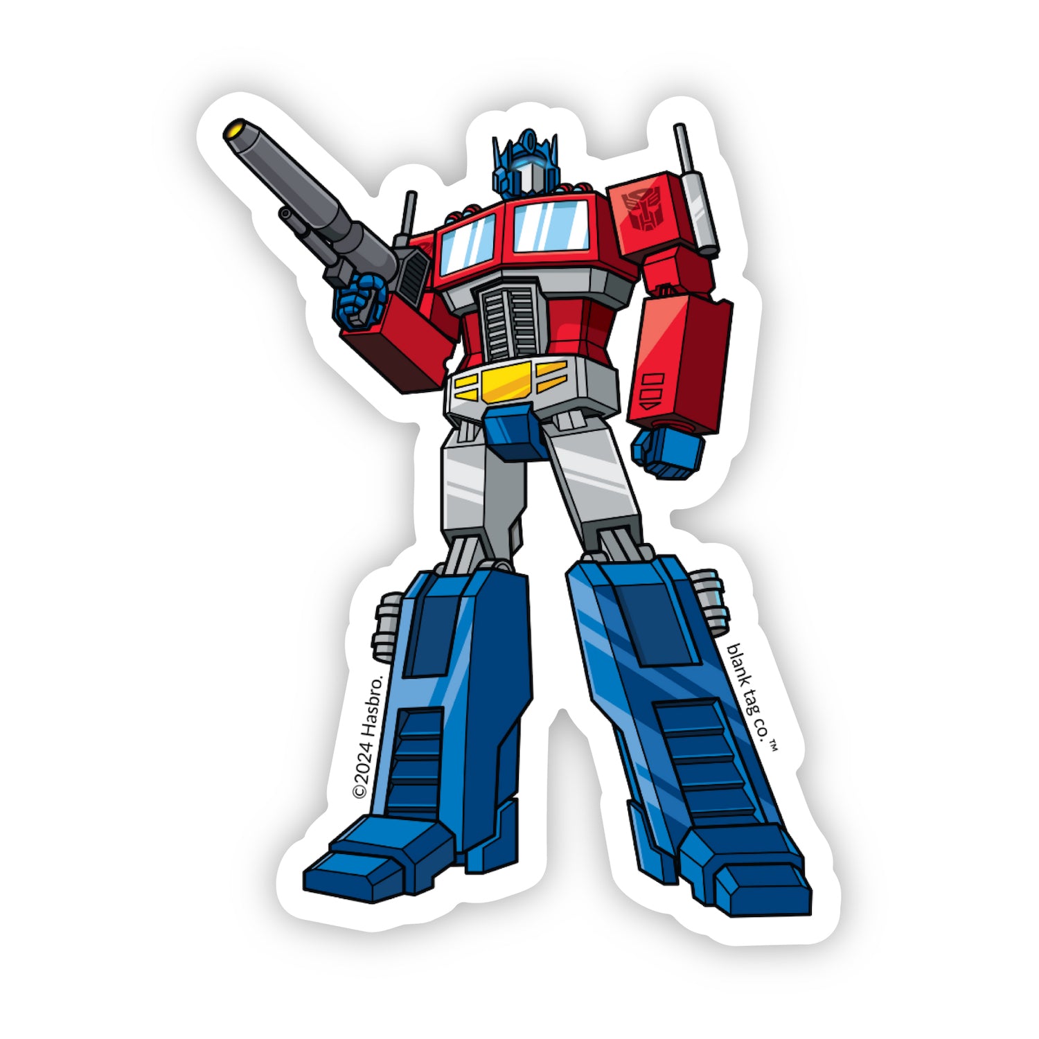 The Transformers Optimus Prime Vinyl Sticker Decal – Sticker Planet
