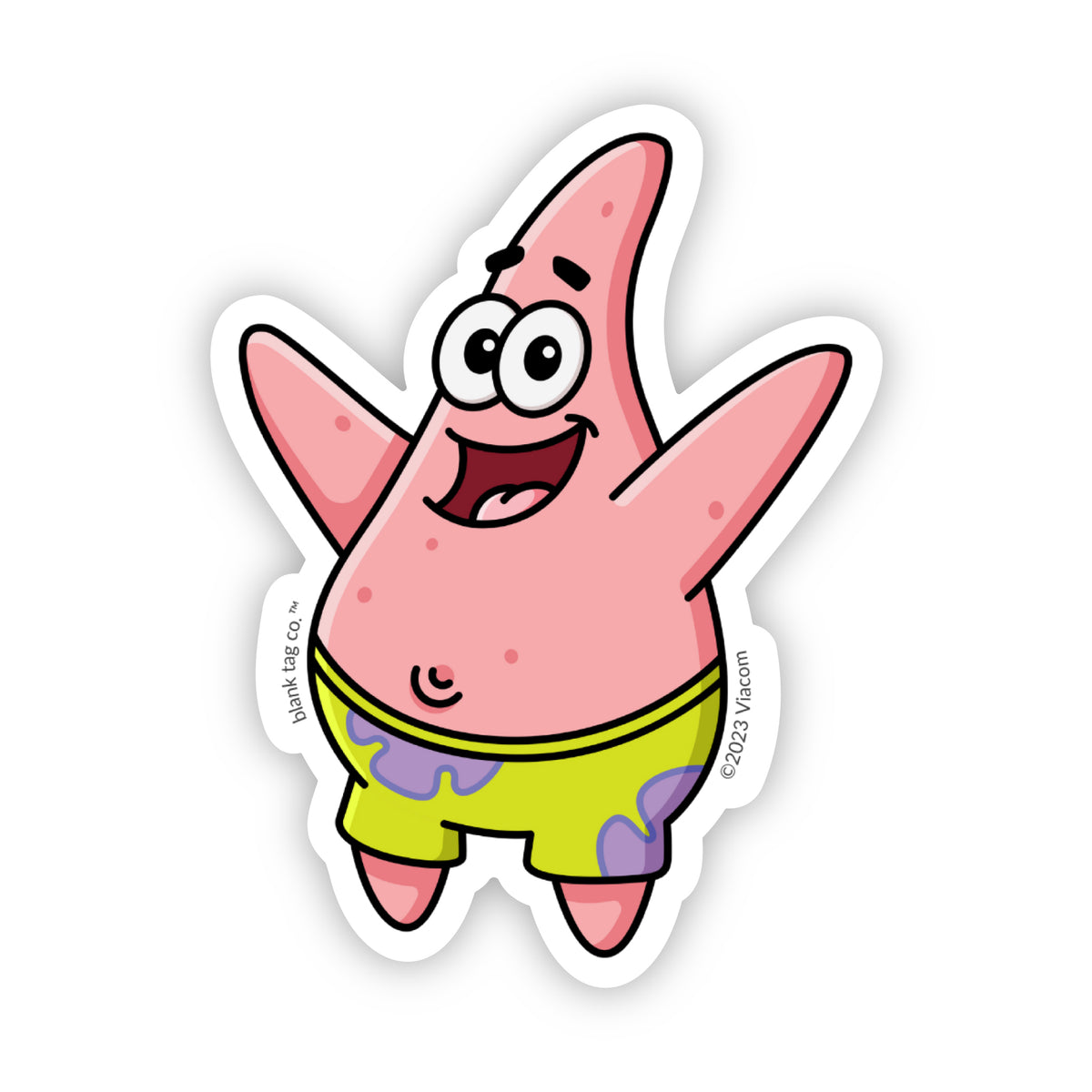 The Patrick Star Sticker Vinyl Sticker Decal – Sticker Planet