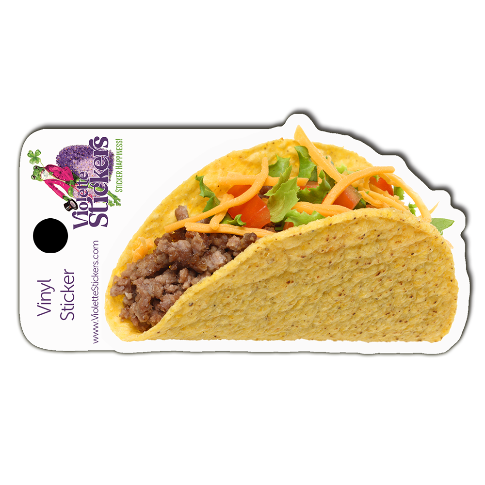 Taco Vinyl Sticker Decal – Sticker Planet