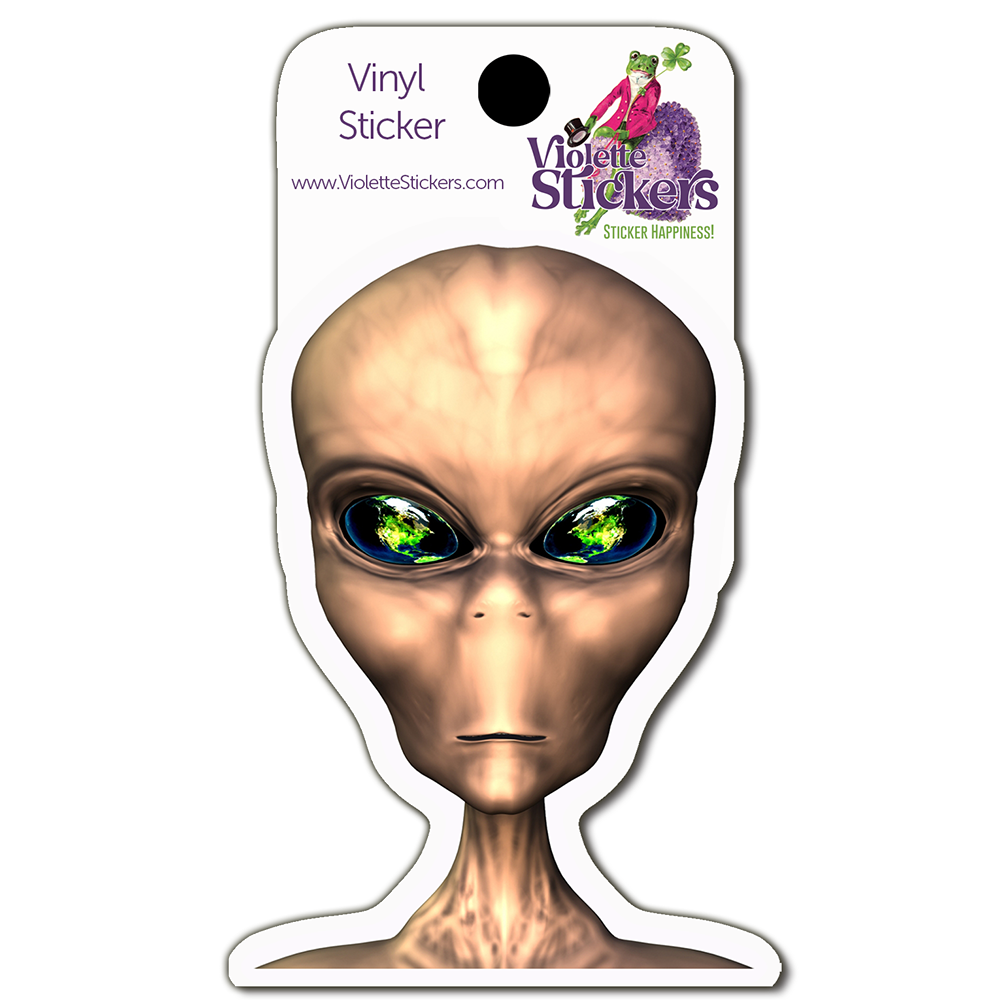 Alien Vinyl Sticker Decal – Sticker Planet