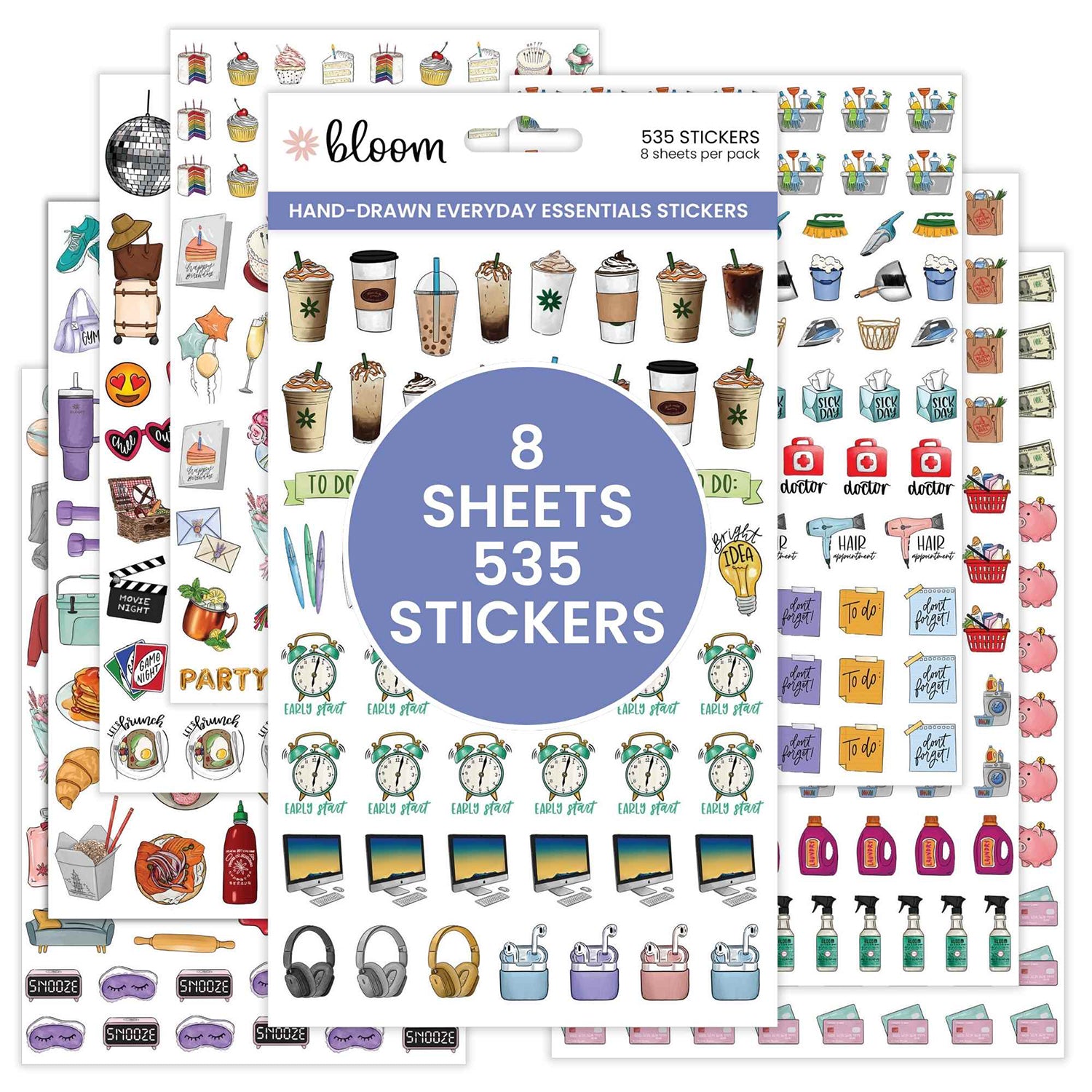 Everyday Essentials Planner Stickers Pack – Sticker Planet
