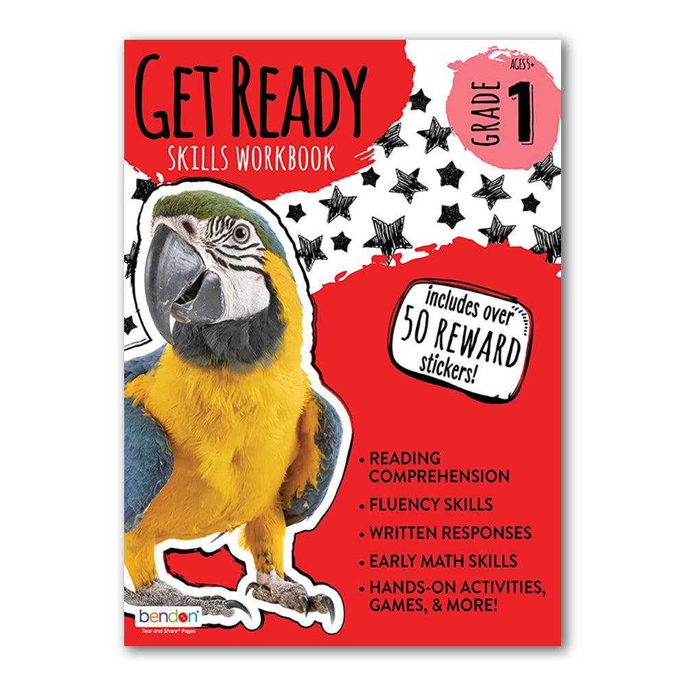 Grade 1 Workbook with Reward Stickers – Sticker Planet