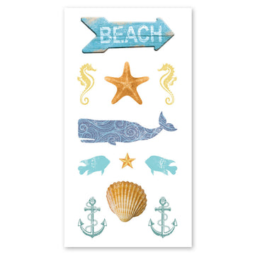 Beach Stickers & Seashell Stickers | Sticker Planet