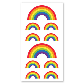 Rainbows Stickers & Temporary Tattoos | Sticker Planet