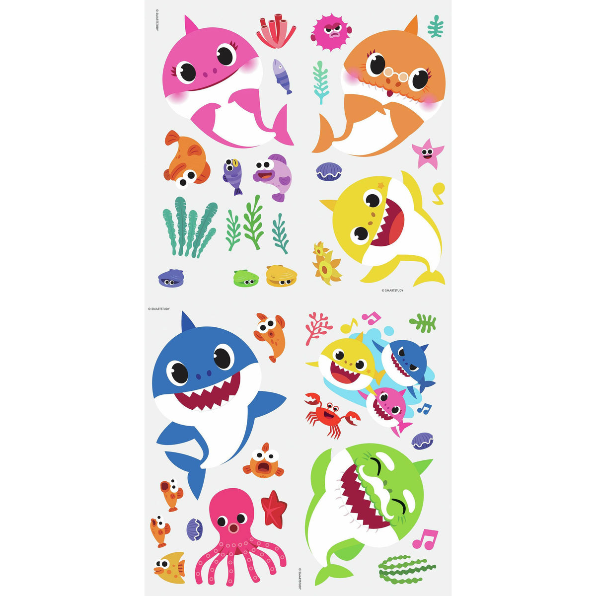 Baby Shark Wall Sticker Decals – Sticker Planet