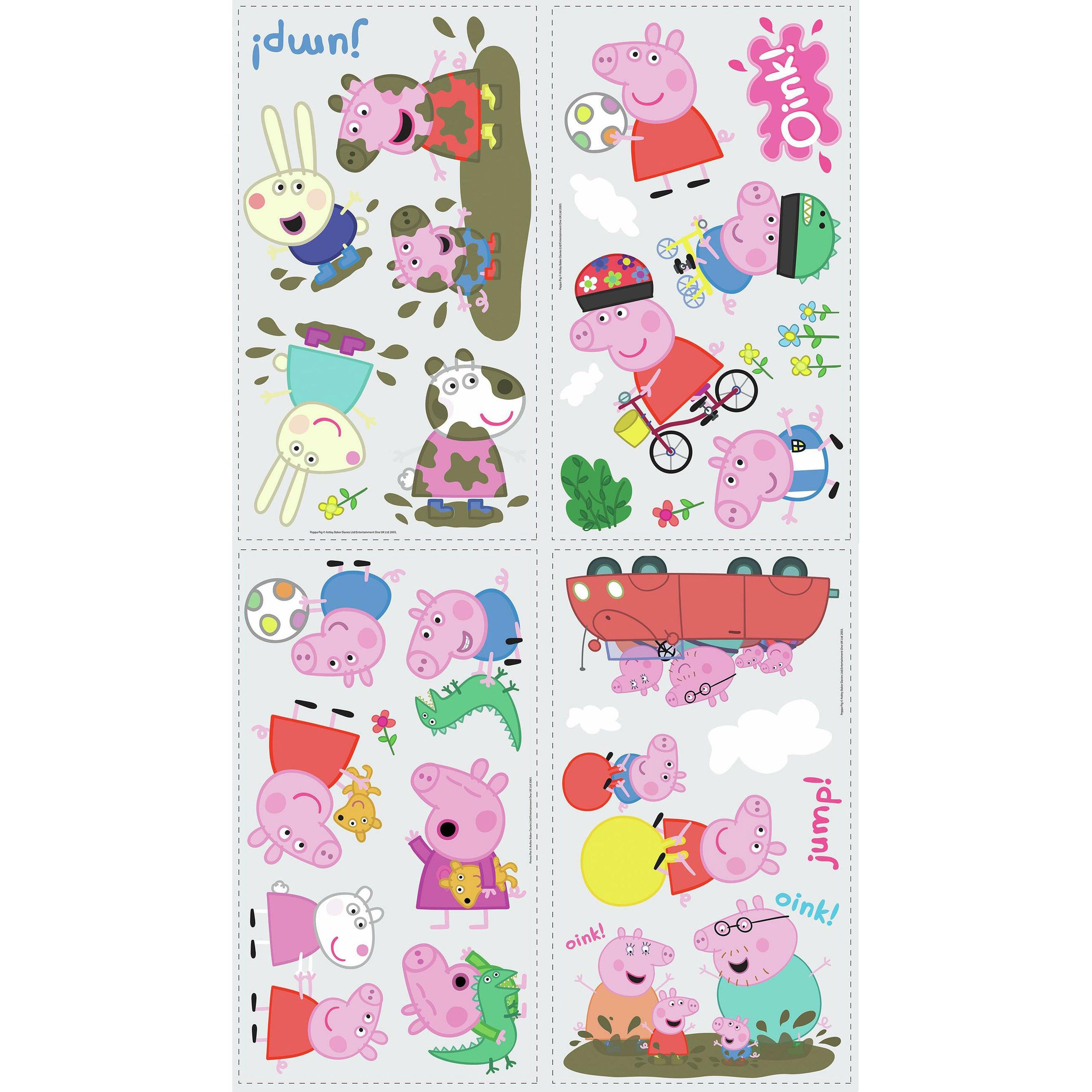 Peppa Pig Wall Sticker Decals – Sticker Planet