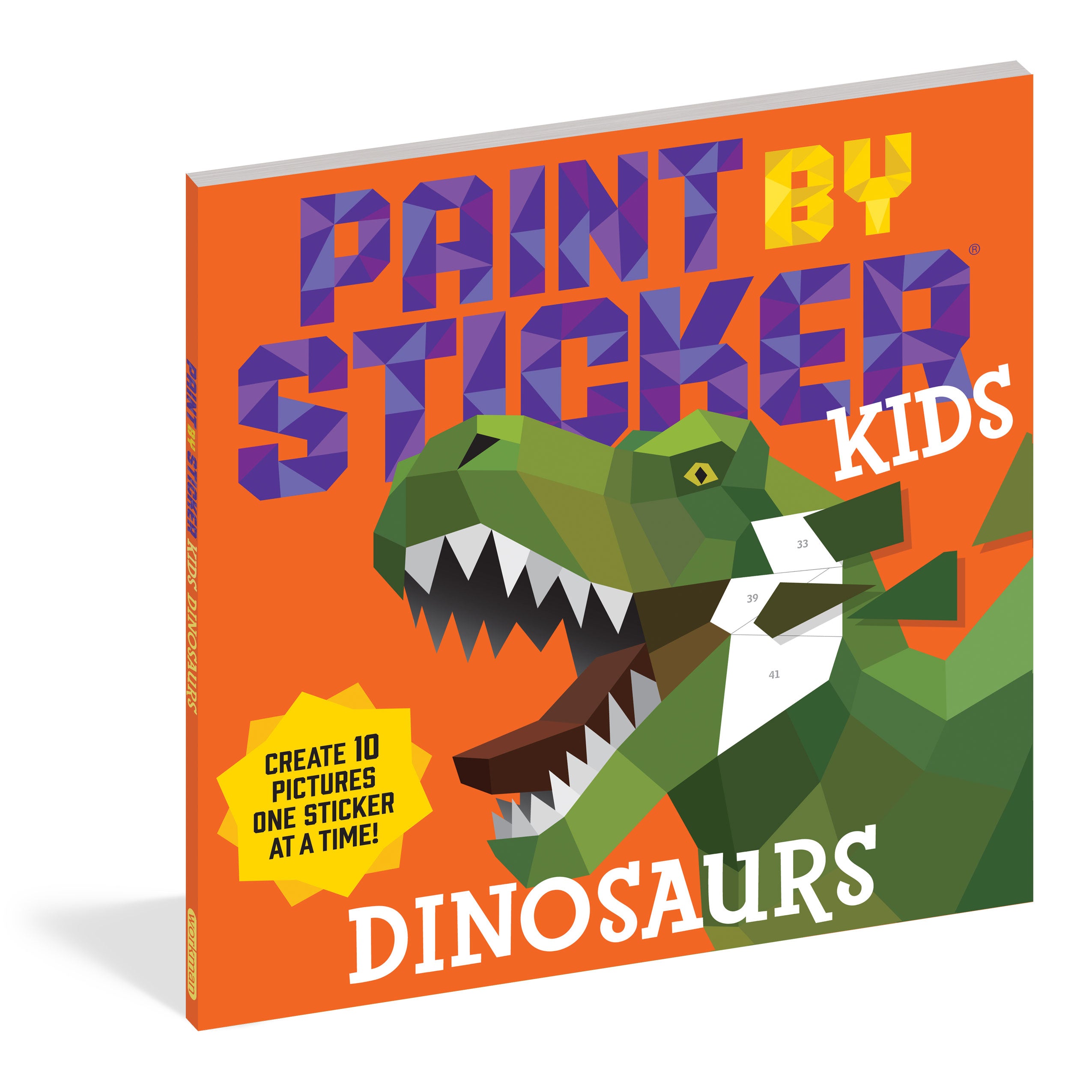 Dinosaurs Paint By Sticker Book – Sticker Planet