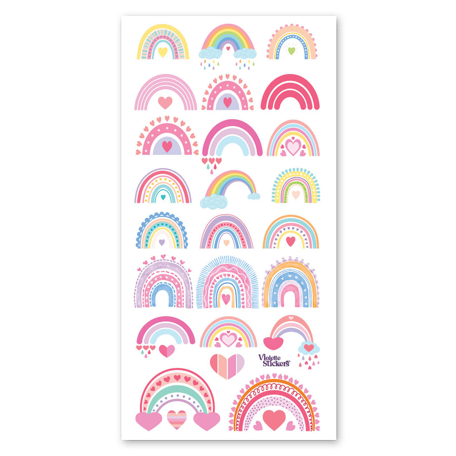 Rainbows Stickers & Temporary Tattoos | Sticker Planet