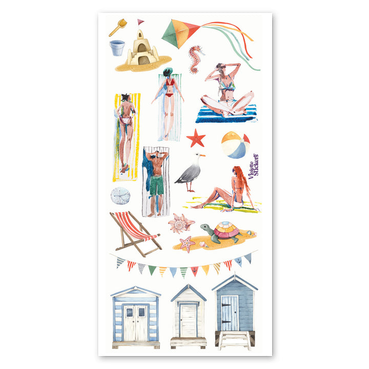Beach Stickers & Seashell Stickers | Sticker Planet