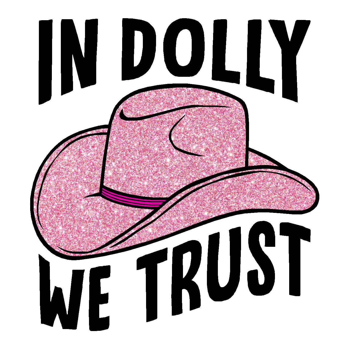 In Dolly We Trust Vinyl Sticker Decal – Sticker Planet