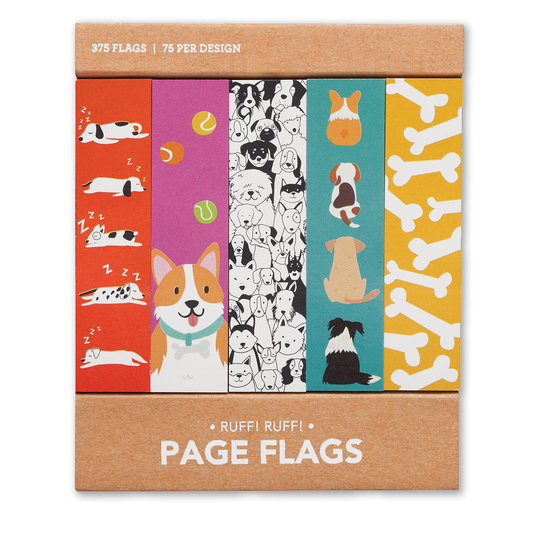 Ruff! Ruff! Sticky Page Flags – Sticker Planet
