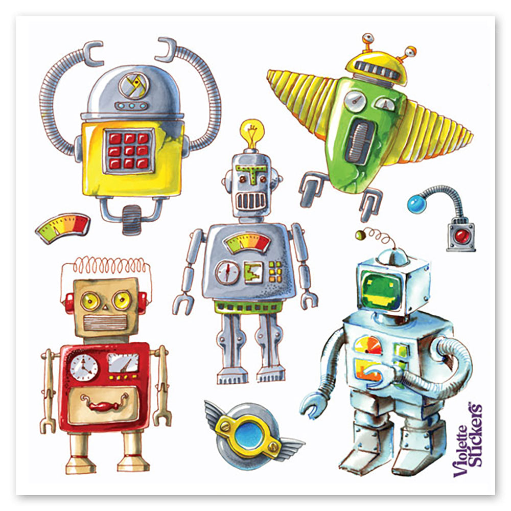 Robots Stickers – Sticker Planet