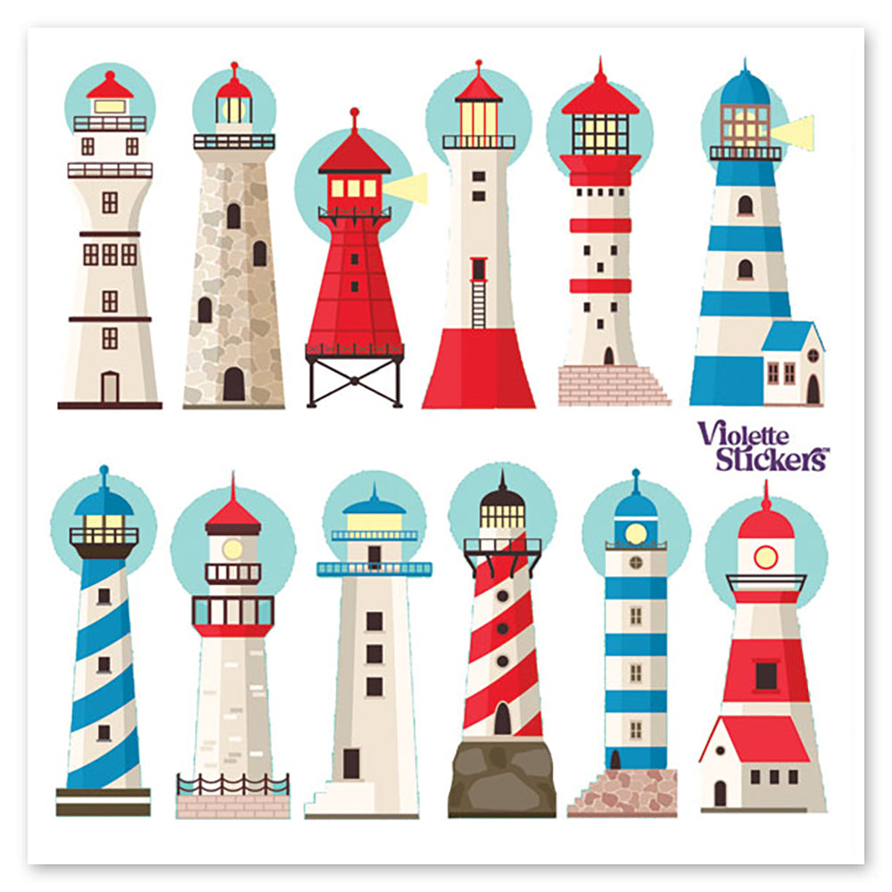 Lighthouses Stickers – Sticker Planet