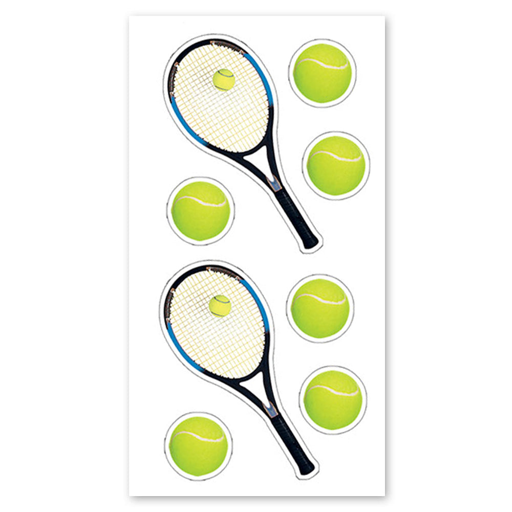 Tennis Balls & Racquets Stickers – Sticker Planet