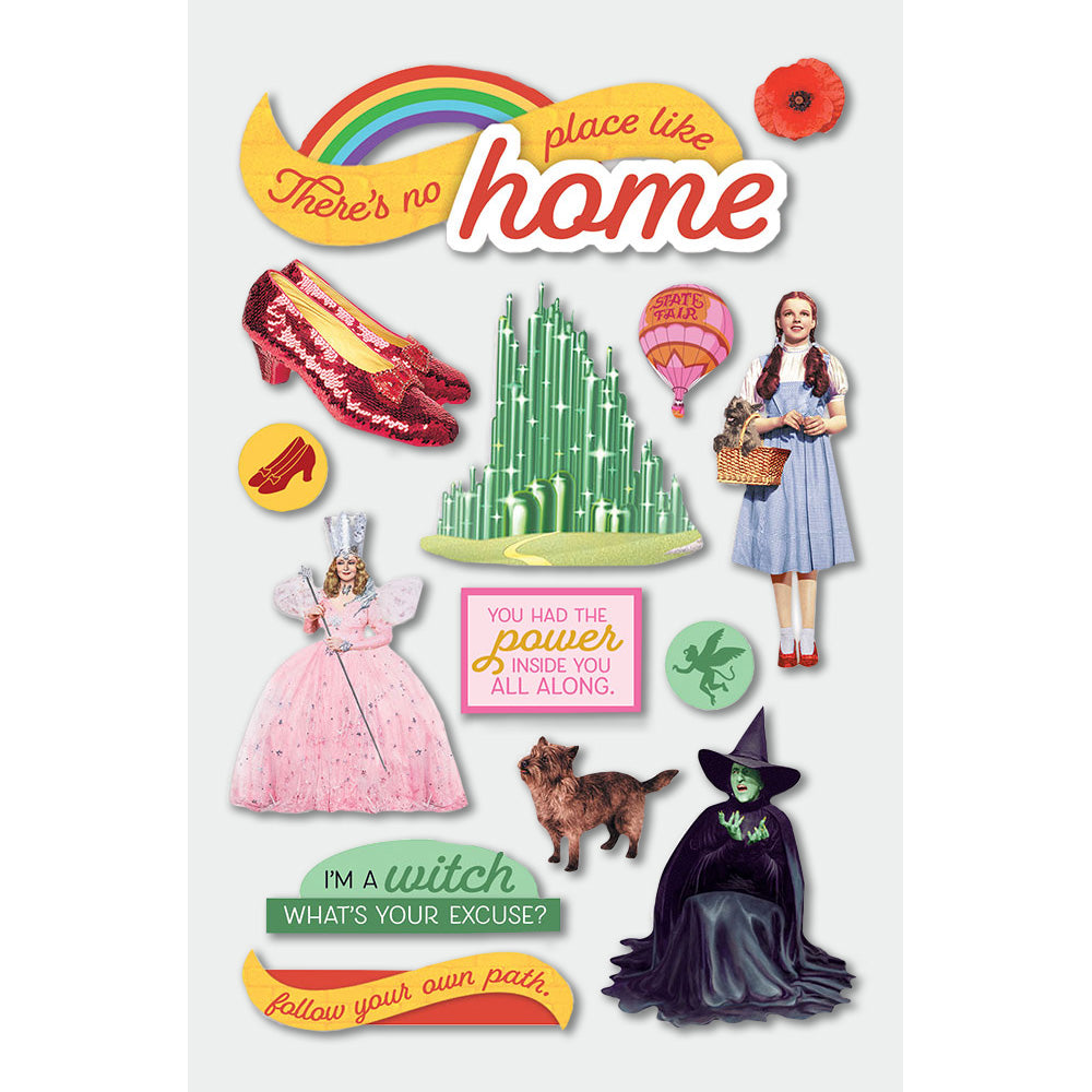 Wizard of Oz 3-D Stickers – Sticker Planet